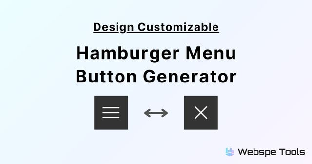 Hamburger Menu Button Html And Css Generator Easy To Copy And Paste