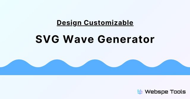 SVG Wave Generator for Background Dividers in Web Design