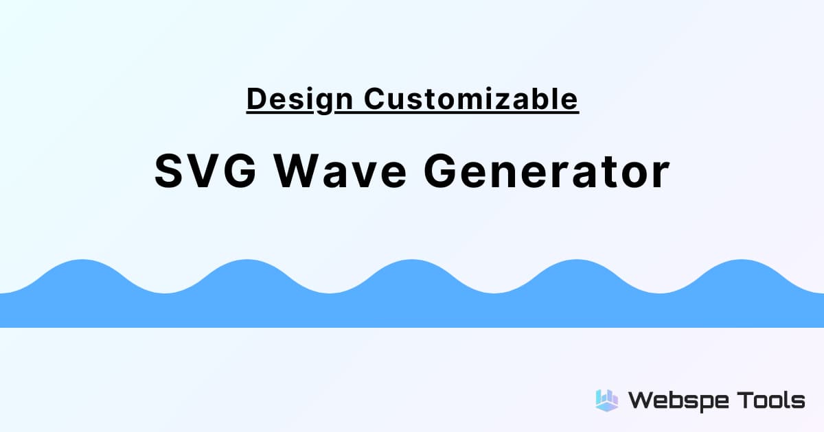 SVG Wave Generator for Background Dividers in Web Design