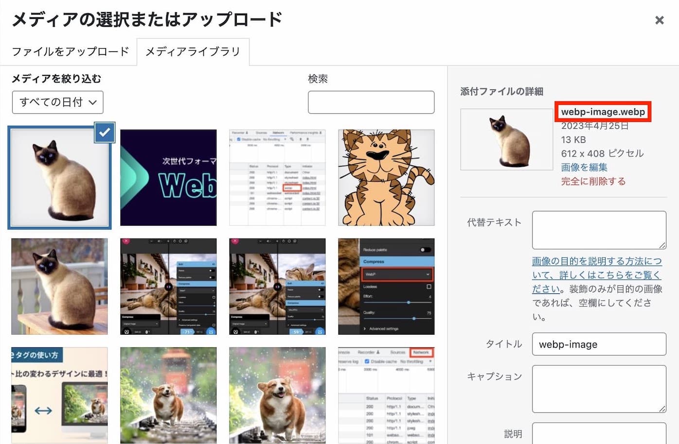 【2024年版】WordPressでWebP変換&対応させる方法 | ウェブスペ